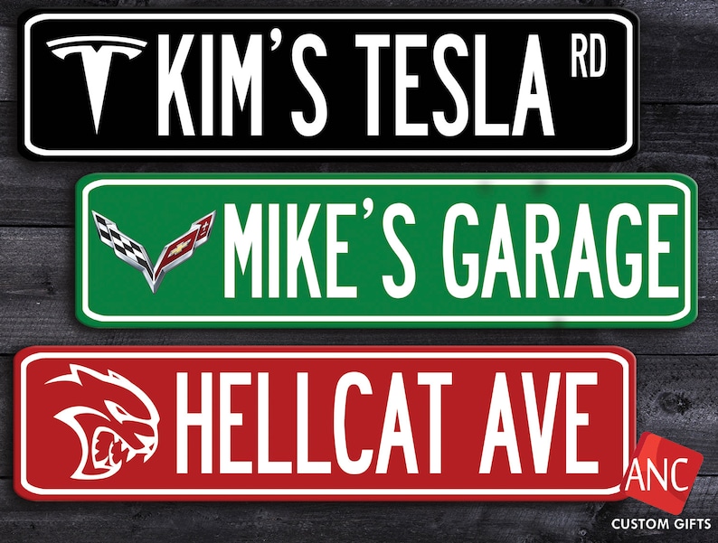 Custom Bearkat Street Road Sign METAL Sign 6"x24" Personalize It With ...
