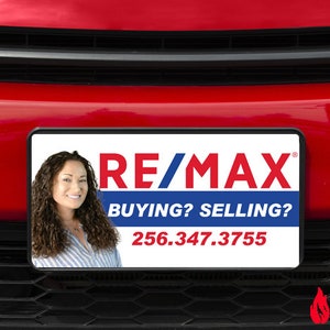 Re/max FULL Color Vanity License Plate Fully Personalized - Realtor ...