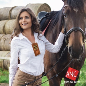 Leather Badge Holder - Personalized Rodeo Committee Badges - Custom ...