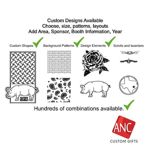 Leather Badge Holder - Personalized Rodeo Committee Badges - Custom ...