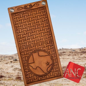 Leather Badge Holder - Personalized Rodeo Committee Badges - Custom ...