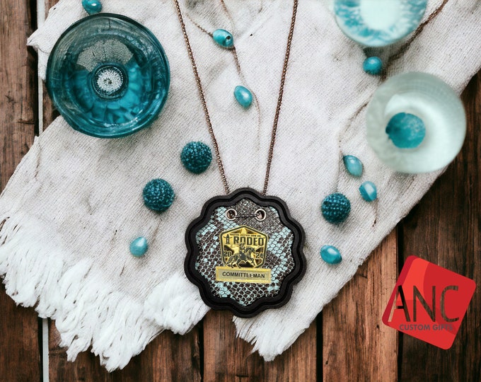 Rodeo Badge Holder - Etsy