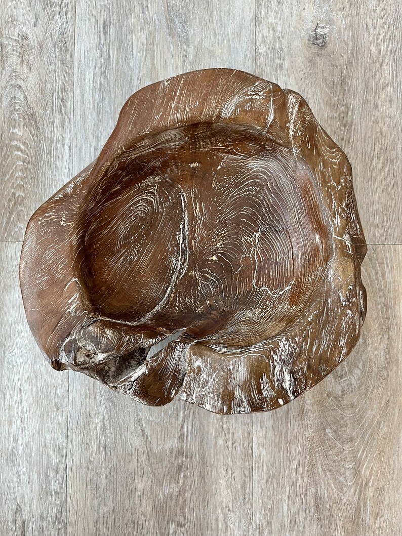 Teak Root Bowl - Etsy