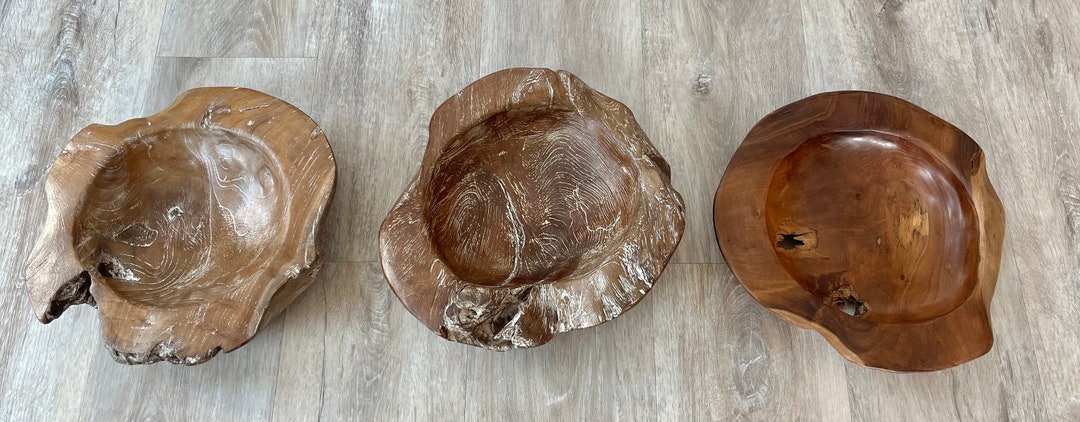 Teak Root Bowl - Etsy