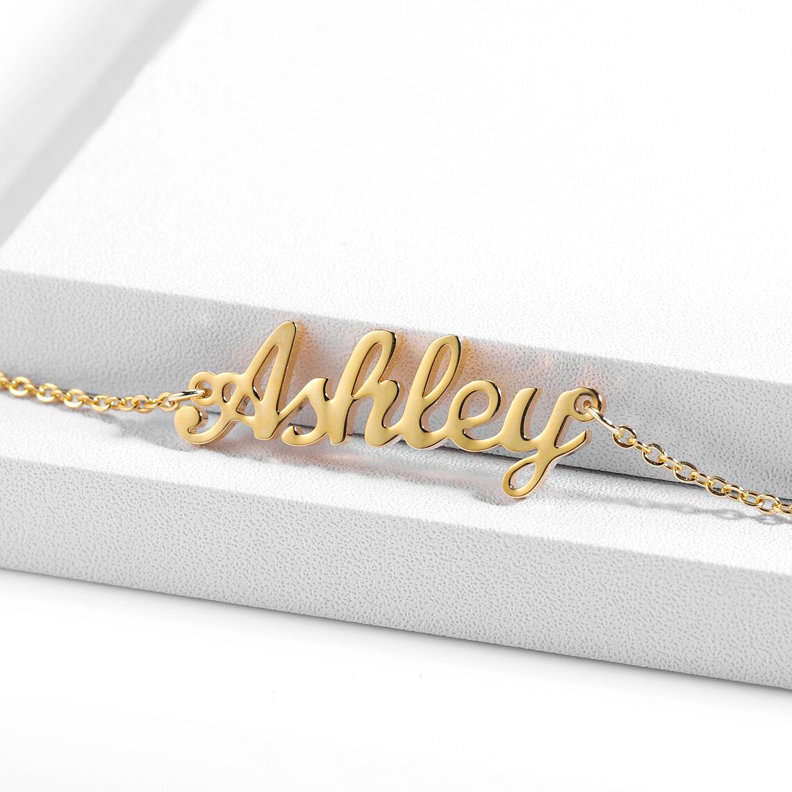 Personalized Name Ankletinitial Custom Anklet Giftcustomized | Etsy