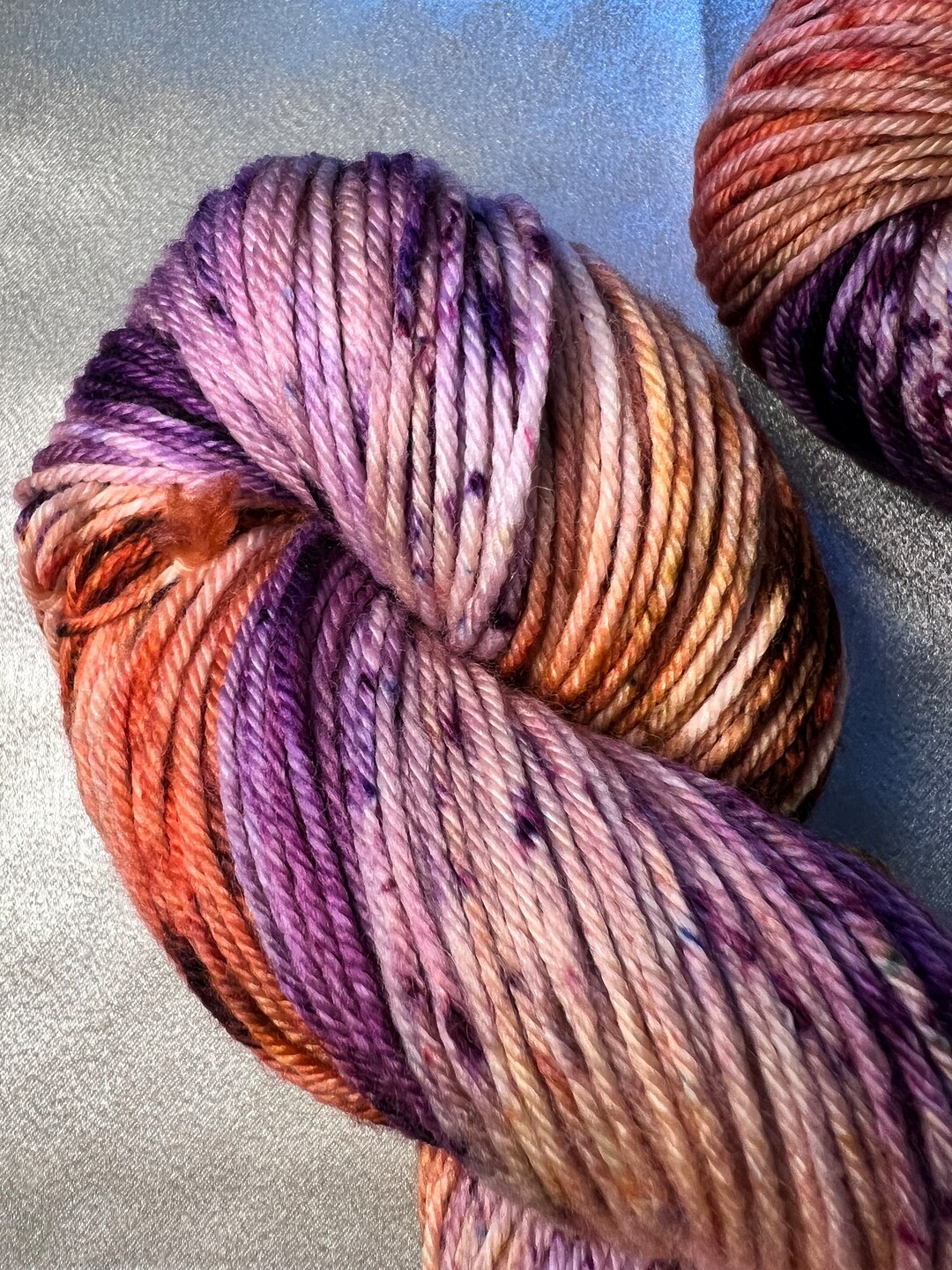 Hand Dyed DK Weight Yarn, 'berry Picker' - Etsy
