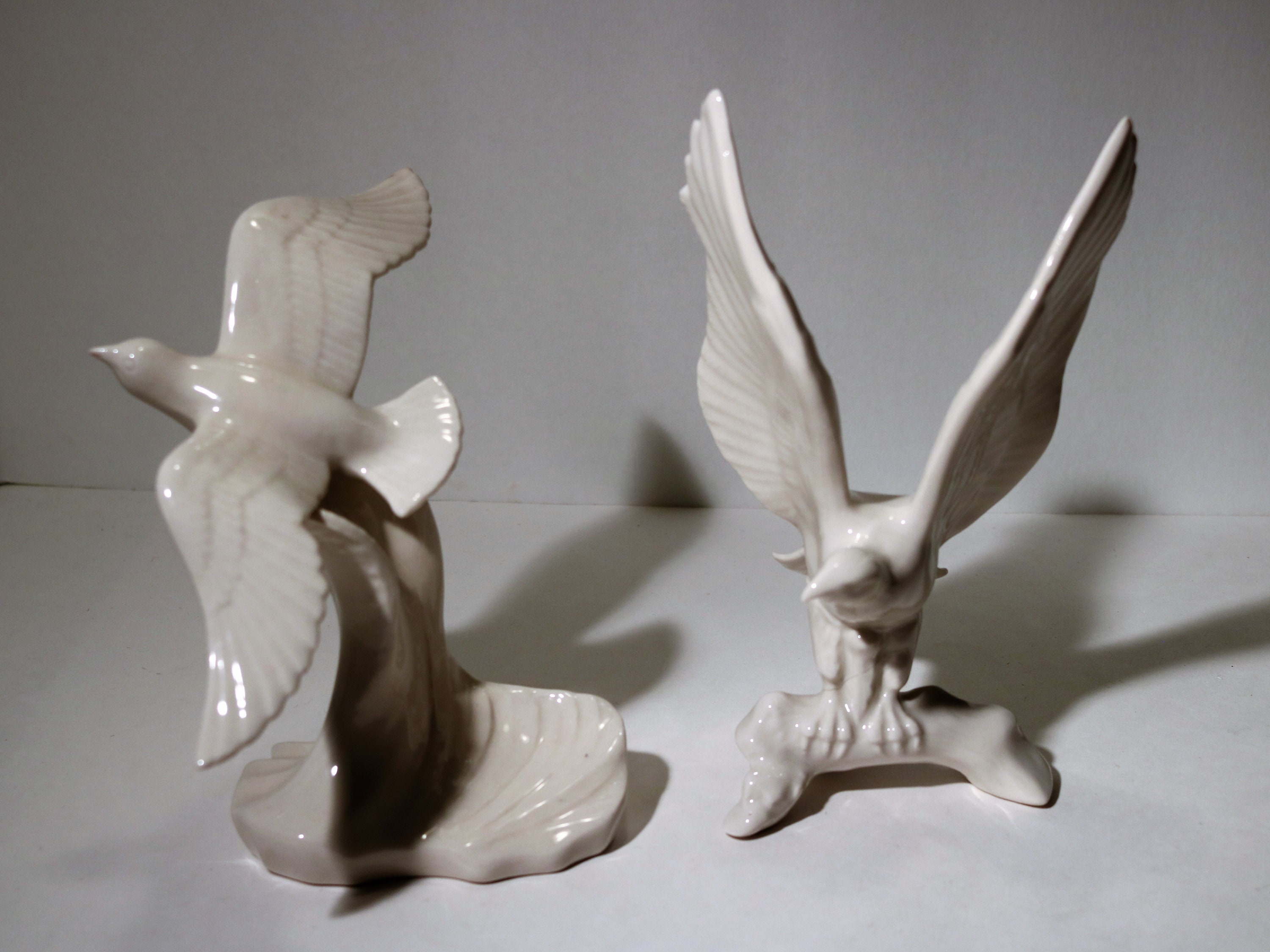 Mid Century Dwight Morris Kingswood Ceramics Set of Flying Birds ...