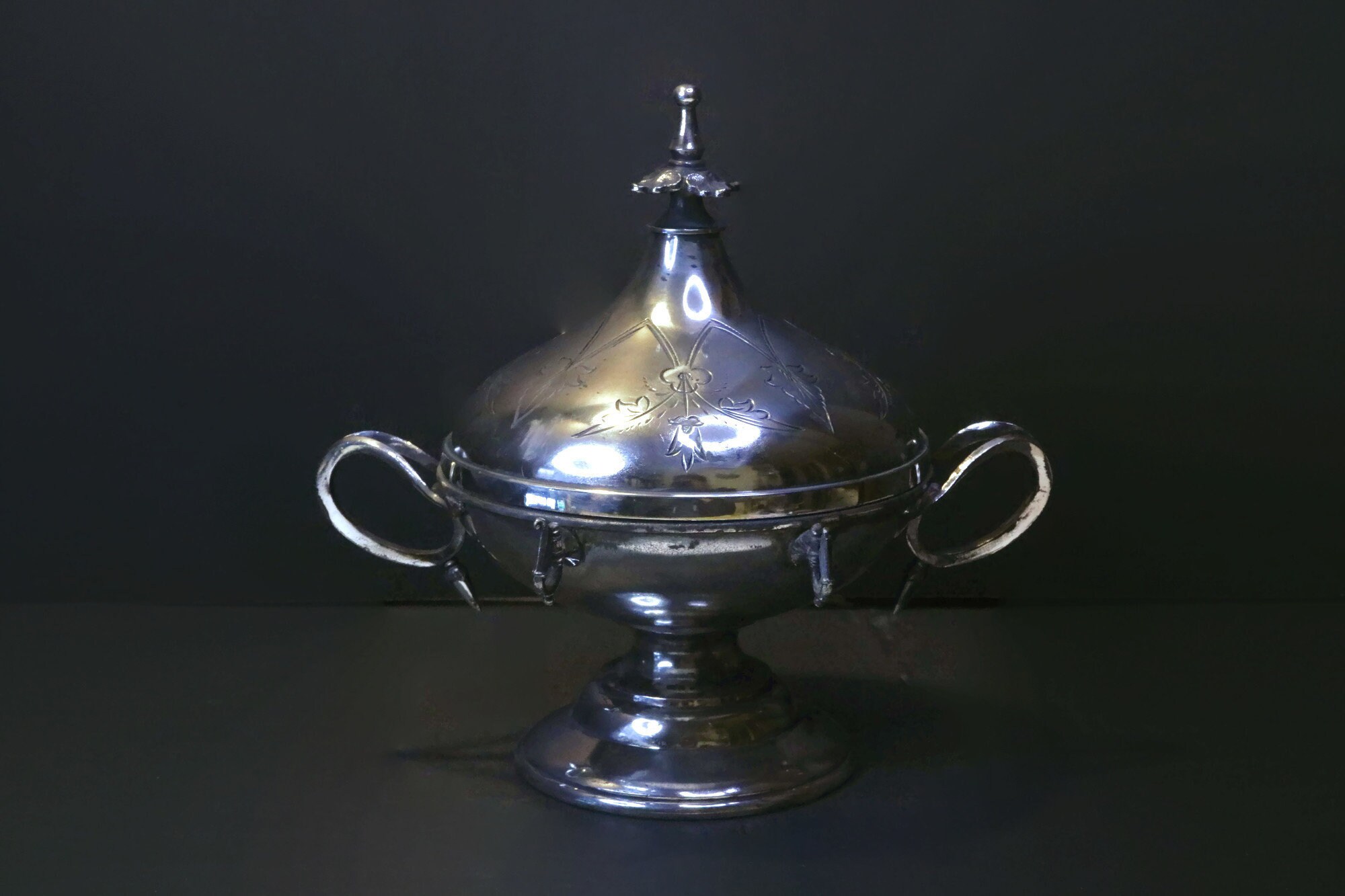 Victorian Simpson, Hall & Miller | 3 pc Covered Butter Cooler Dish ...