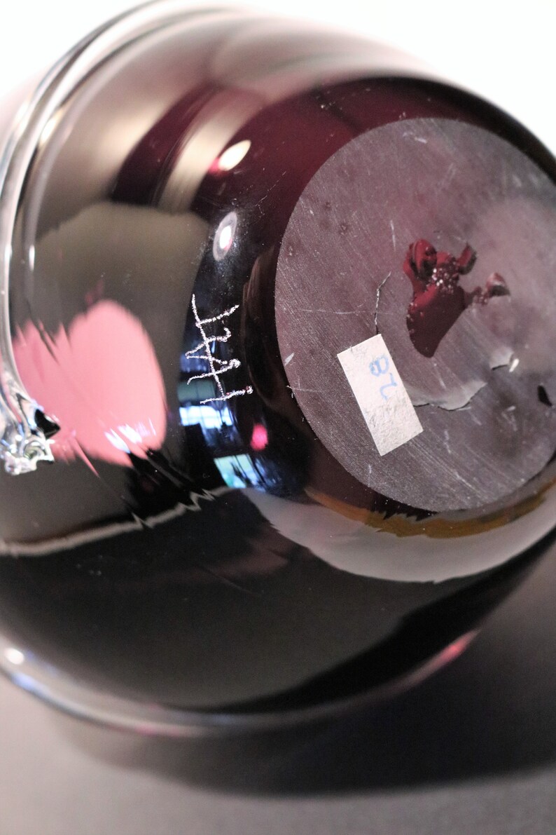 Beautiful Herb A Thomas Hand Blown Art Glass 9 1/2 Vase - Etsy