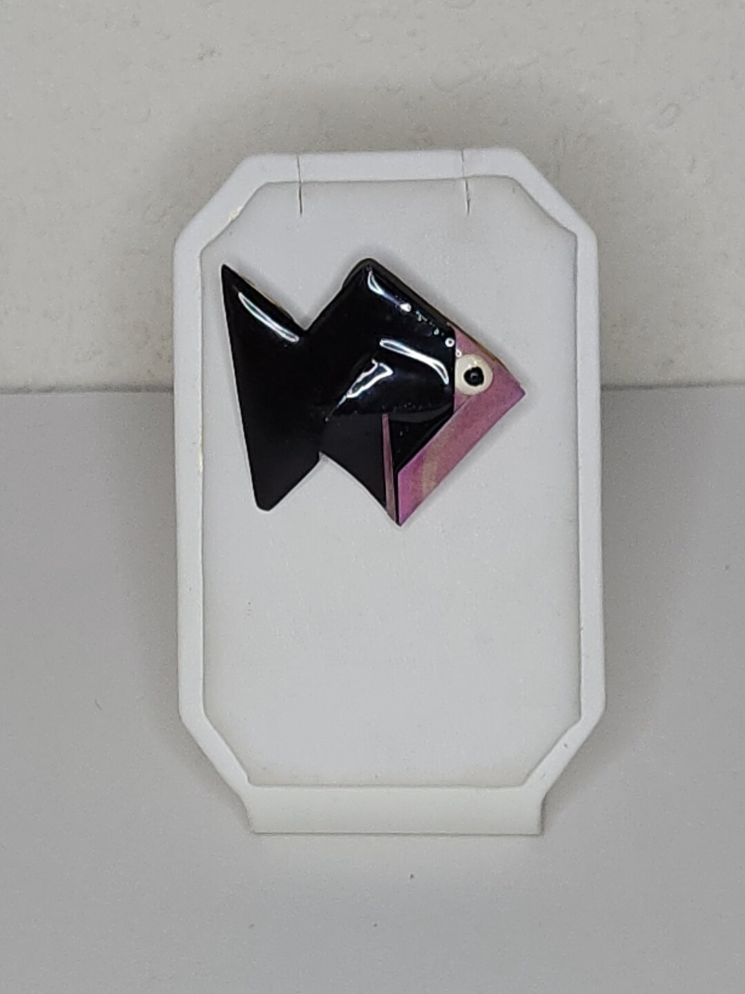 Vintage Origami Paper With Resin Fish Brooch Pin in Purple and - Etsy