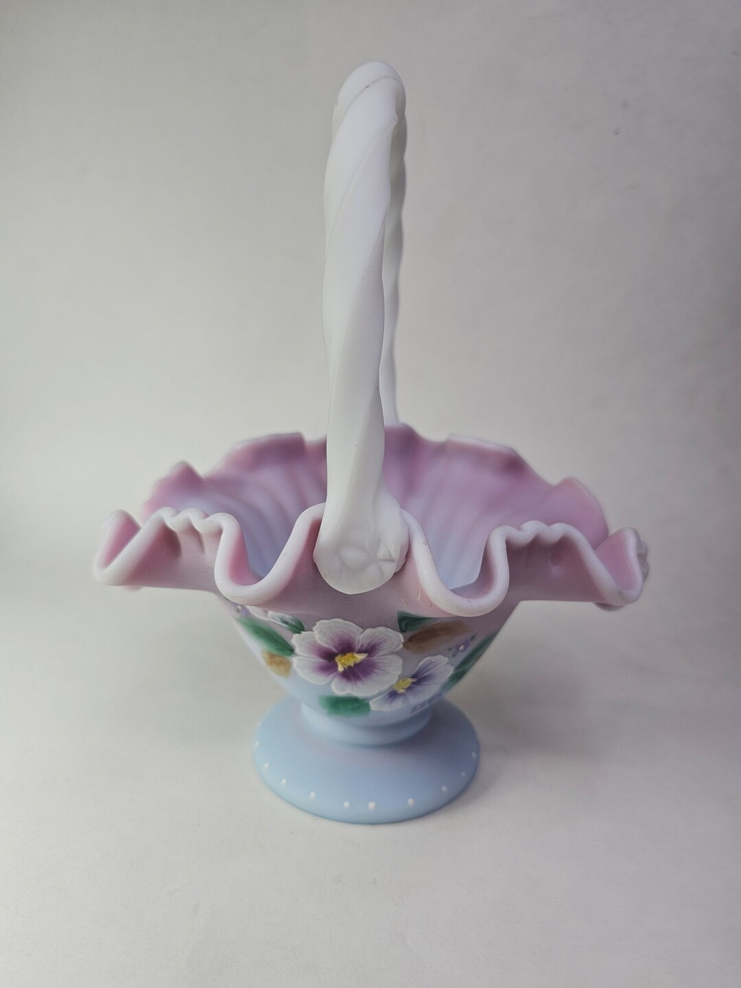 Fenton Art Glass George Fenton Gold Treasures Collection 2004 Blue ...