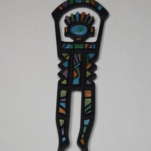 Vintage Robert Shields Signed Mosaic Shaman Resin Ornament C-6-69 - Etsy