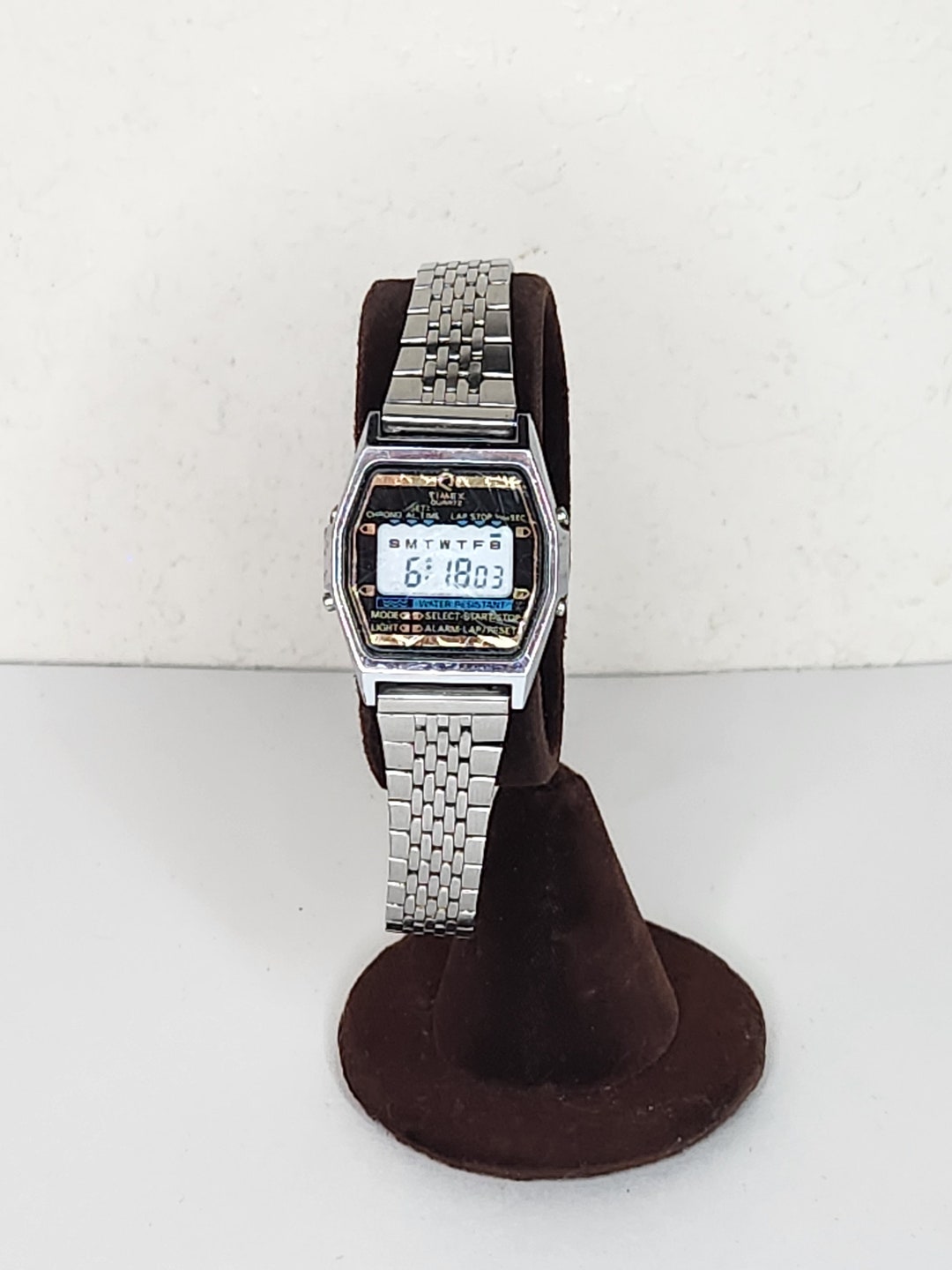 Vintage Timex K Cell Signed Silver Tone Digital Unisex Watch D-4-10 - Etsy