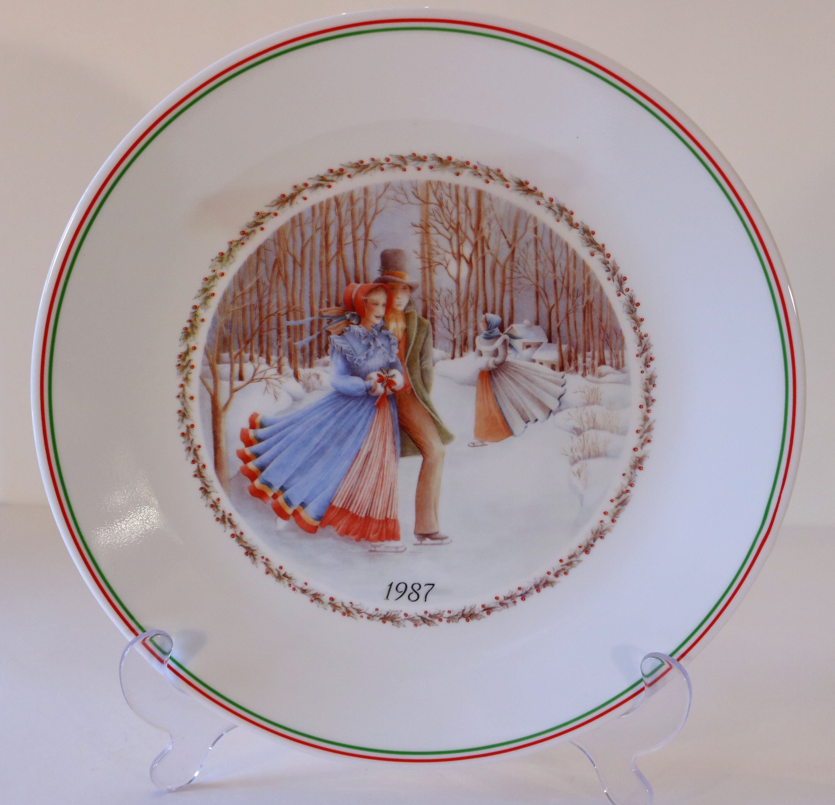 1986 and 1987 Corelle Limited Edition Christmas Plates - Your Choice
