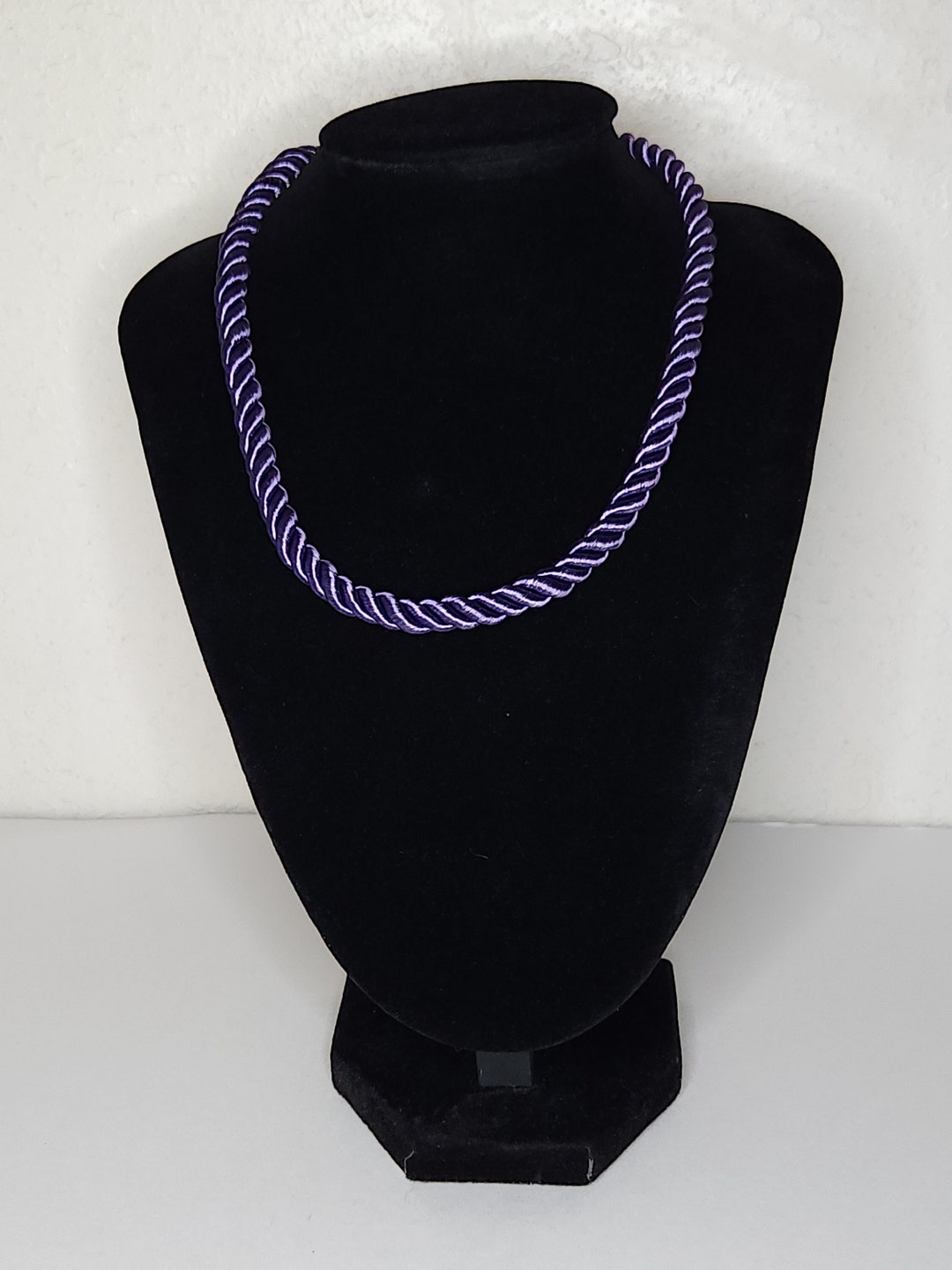 Vintage Heidi Daus Signed Purple Twisted Rope Necklace B-3-86 - Etsy