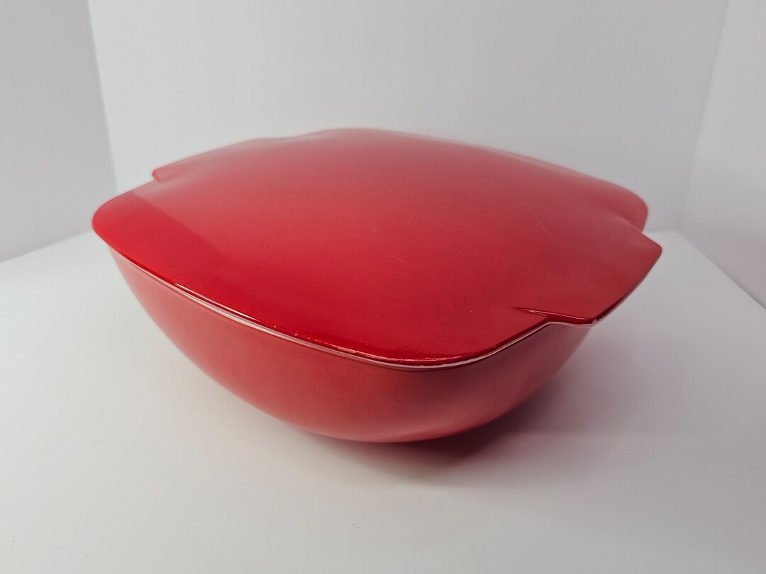 Vintage MCM Pyrex 515-B and 516-C, 1 1/2 Qt Coverered Hostess Dish Bowl ...