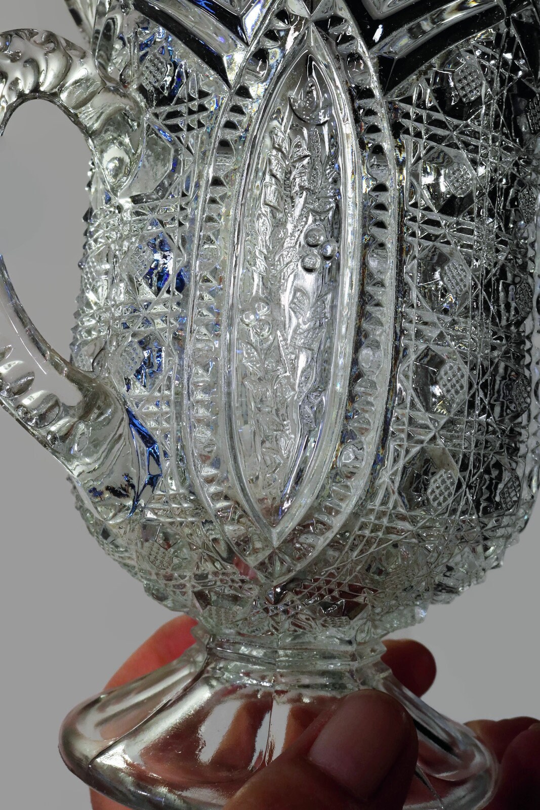 1916 John B. Higbee Glass Co/New Martinsville Glass Co. #99 Banner (omn ...