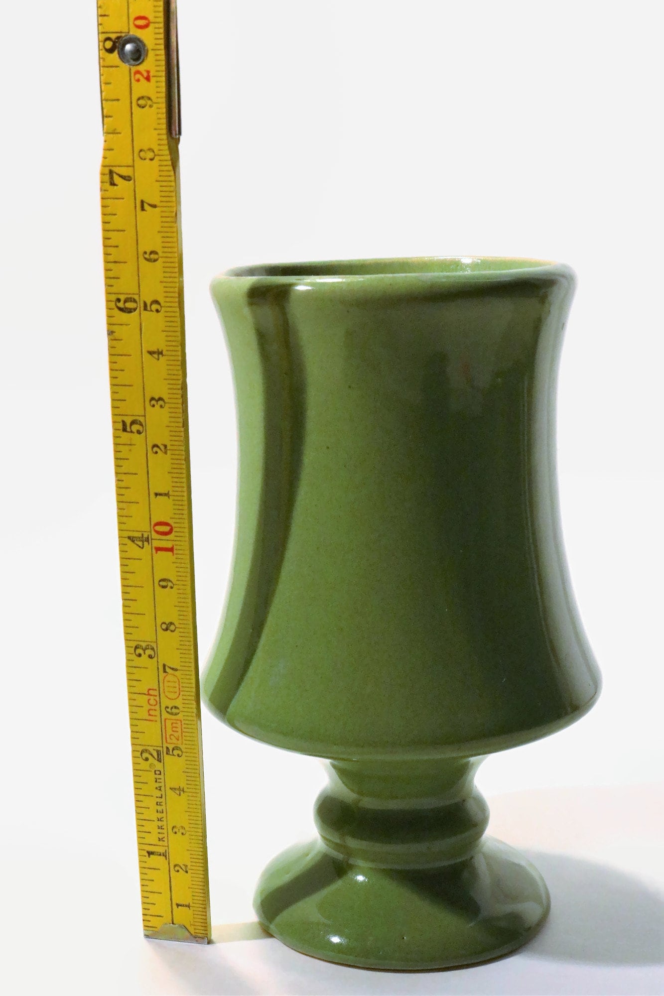 Vintage Ungemach Pottery UPCo Roseville, OH Chalice Style Pedestal Vase ...