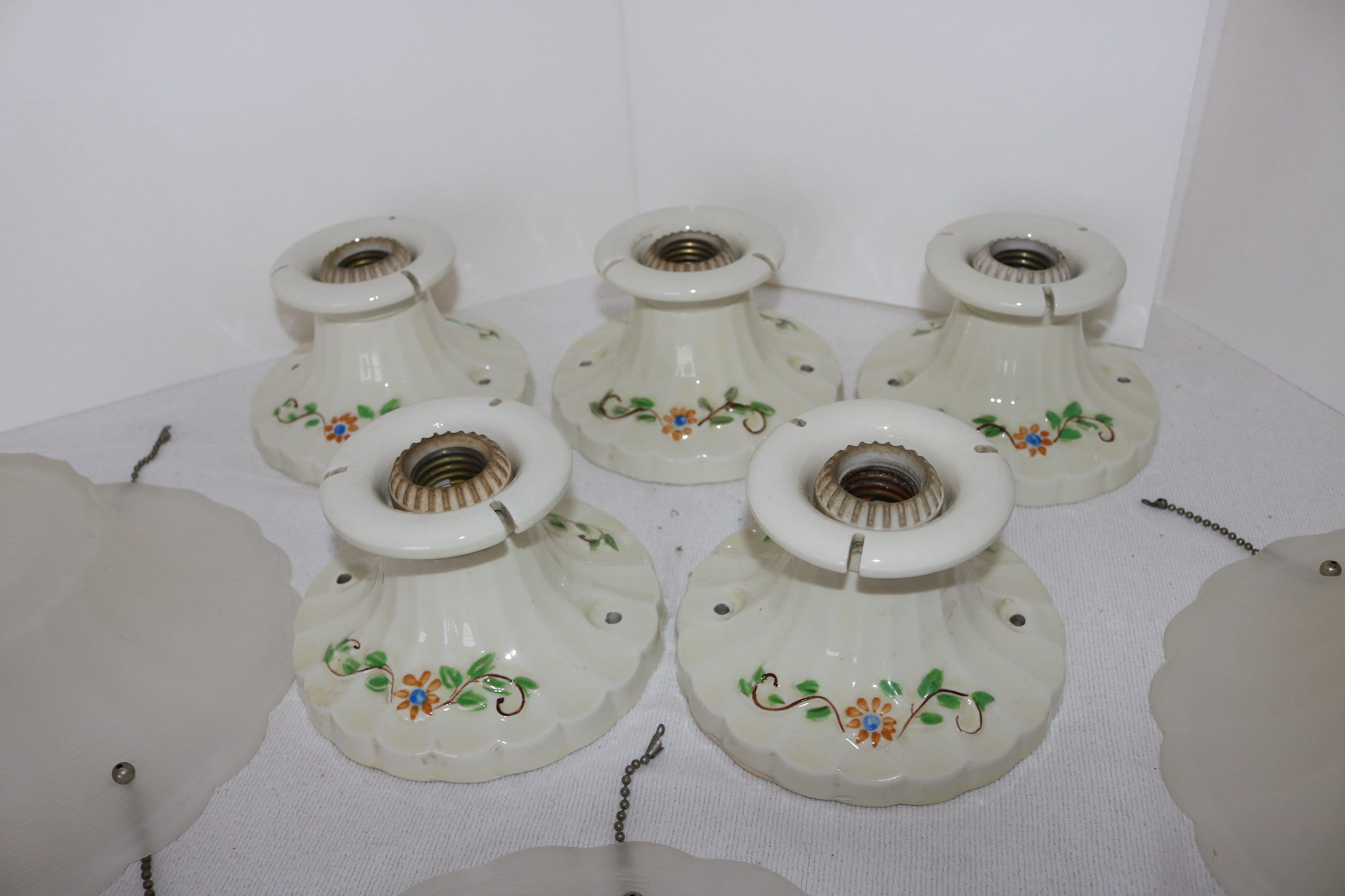 Vintage ca.1920-30's Hanging Chain Frosted Glass Globe Light Fixtures ... Vintage ca.1920-30's Hanging Chain Frosted Glass Globe Light Fixtures ...