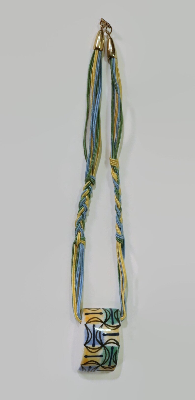 1970's HOBÉ Modern Pop Art Ceramic Porcelain Blue Yellow - Etsy