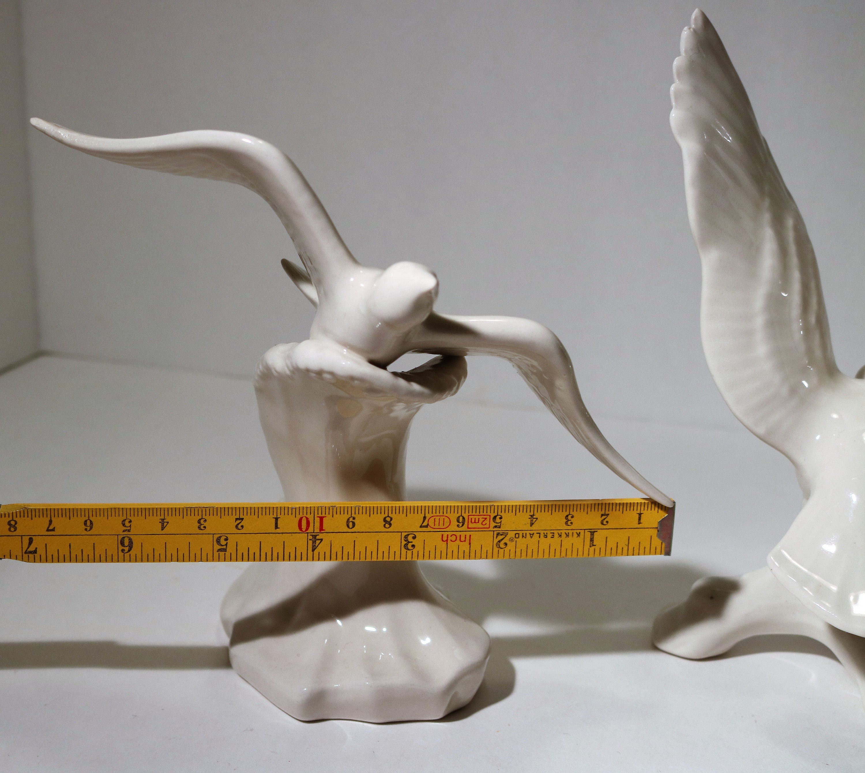 Mid Century Dwight Morris Kingswood Ceramics Set of Flying Birds ...