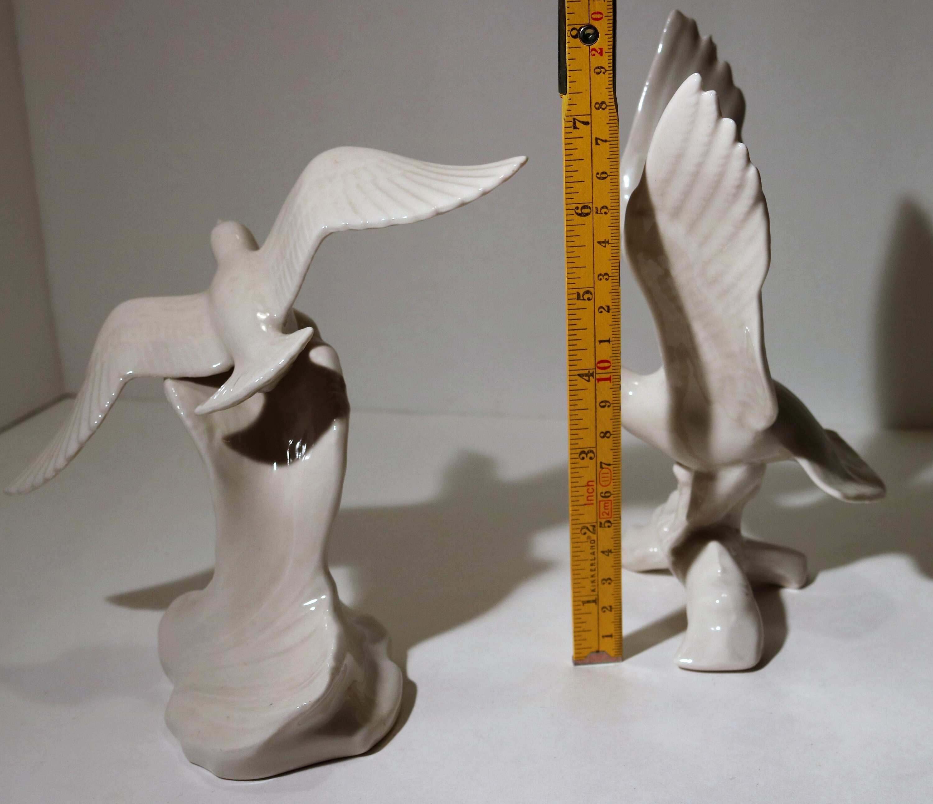 Mid Century Dwight Morris Kingswood Ceramics Set of Flying Birds ...