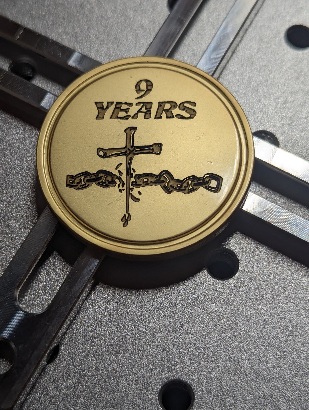 Sobriety Challenge Coin Customizable Sober Addiction Recovery ...