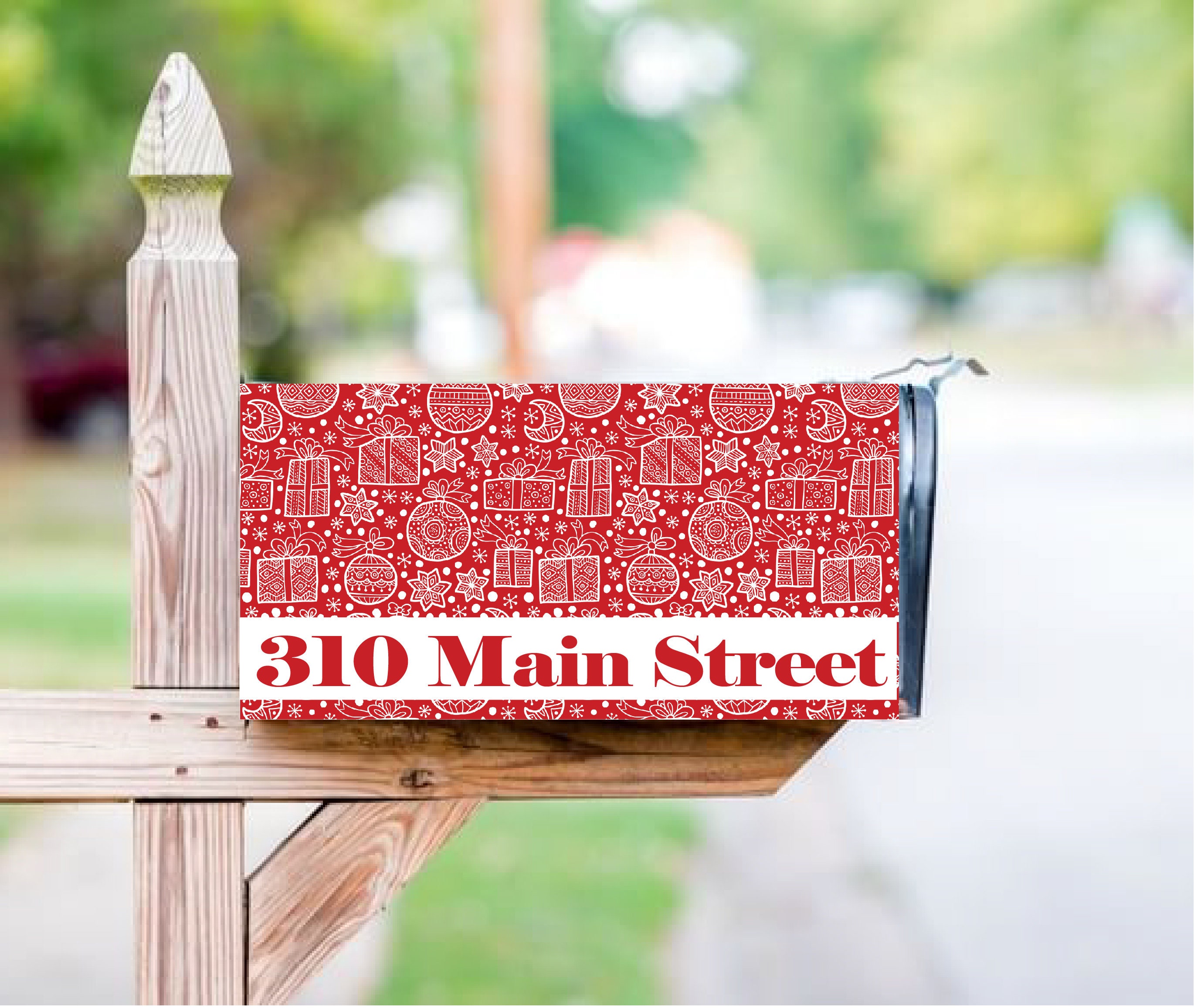 Custom Full Magnetic Mailbox Cover with your Name Address or | Etsy