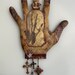 Contemporary Shrine, Reliquary, Hand Shape, Small Original, Mixed Media ...