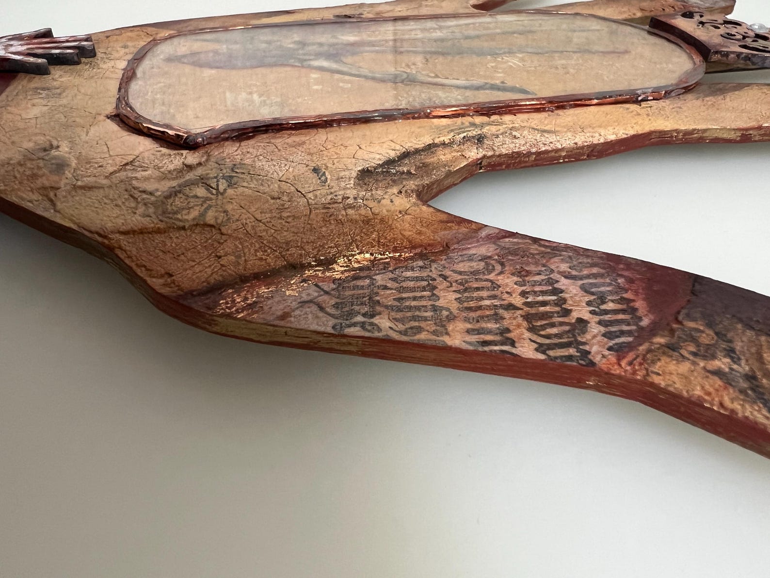 Contemporary Shrine, Reliquary, Hand Shape, Small Original, Mixed Media ...