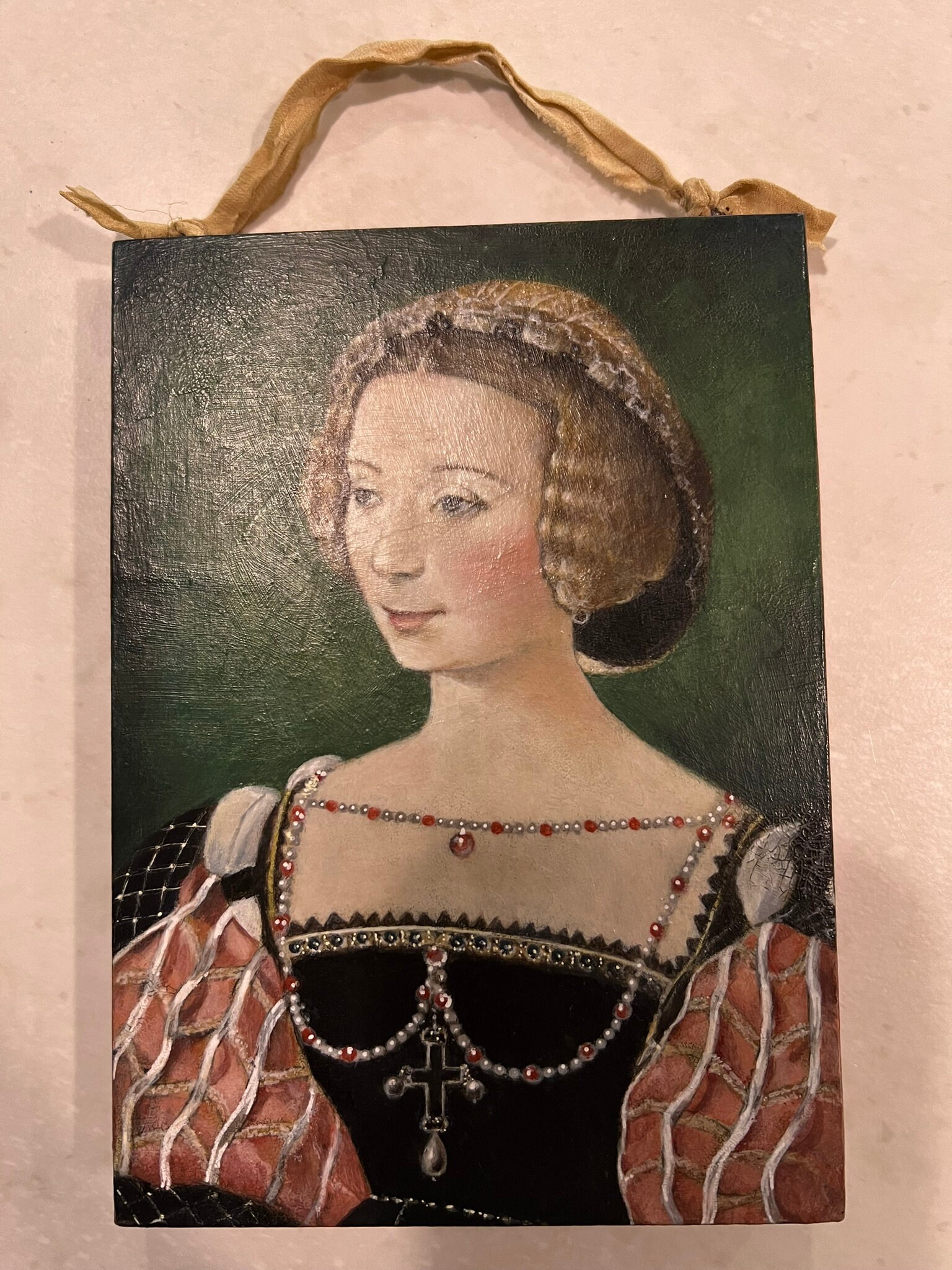 Renaissance Portrait, Small Original Art, 15th Century, Portrait of ...