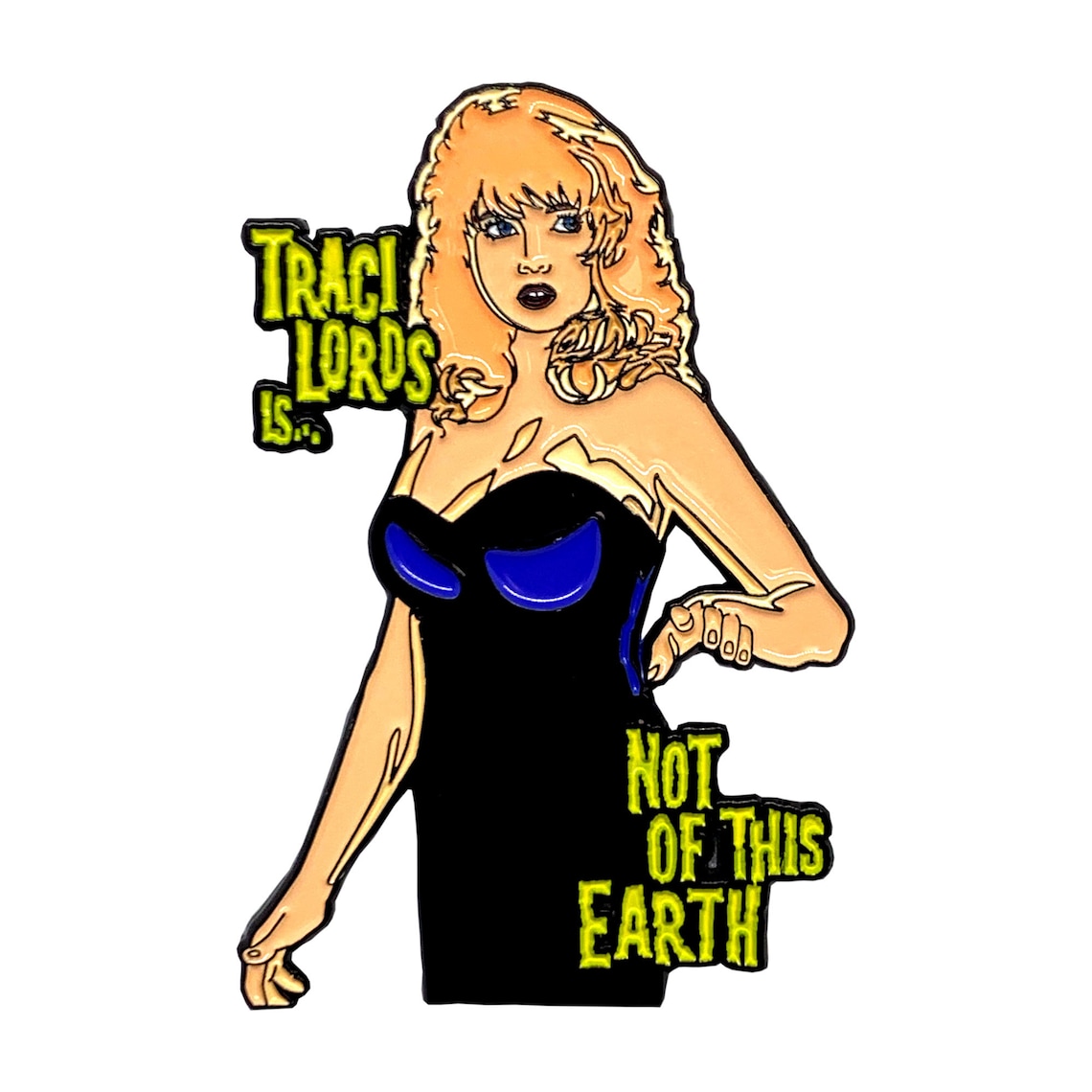 Traci Lords Not of This Earth Enamel Pin Campy Sci-fi 80's Corman - Etsy