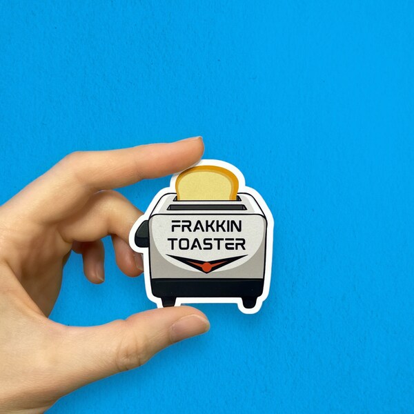 Plastic Toaster Sticker - Etsy