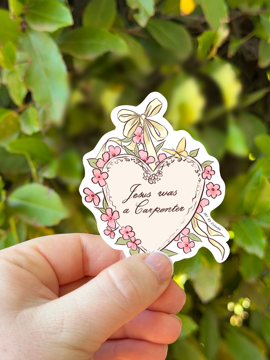 Jesus Was a Carpenter Sticker Sabrina Carpenter Sticker Coquette ...