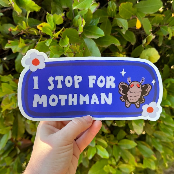 Mothman Bumper Stickers - Etsy