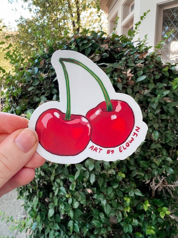 Cherry Sticker Stickers for Hydroflask Laptop Stickers - Etsy