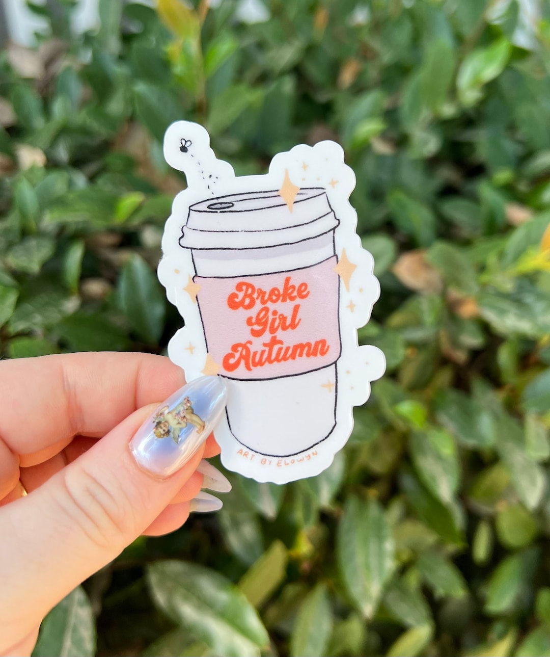 Broke Girl Autumn Sticker Stickers for Hydroflask Laptop Stickers ...