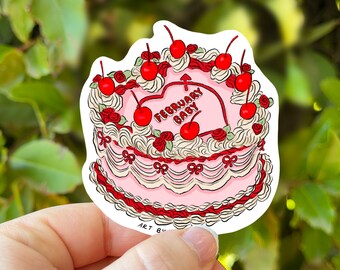 Bad Bitch Vintage Heart Cake Sticker - Etsy