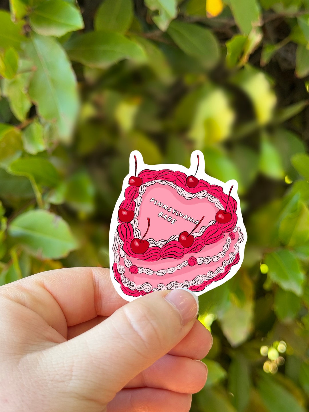 Pennsylvania Babe Cake Stickers Fancy Cake Stickers Waterproof Stickers ...