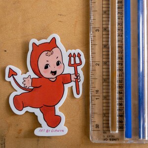 Angel and Devil Sticker Waterproof Sticker Laptop Stickers Stickers for ...