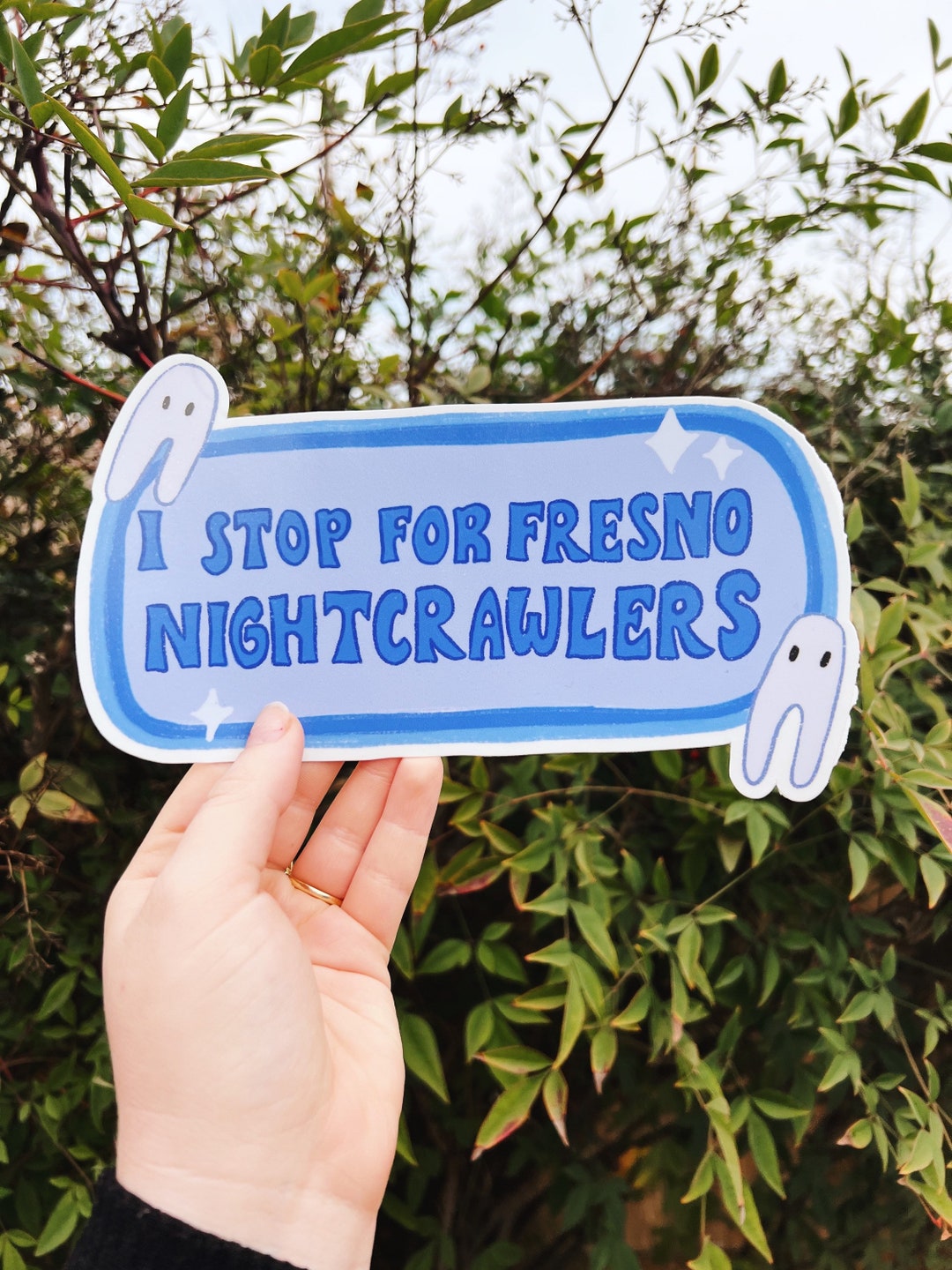 I Stop for Fresno Nightcrawlers Bumper Sticker Fresno Nightcrawler ...