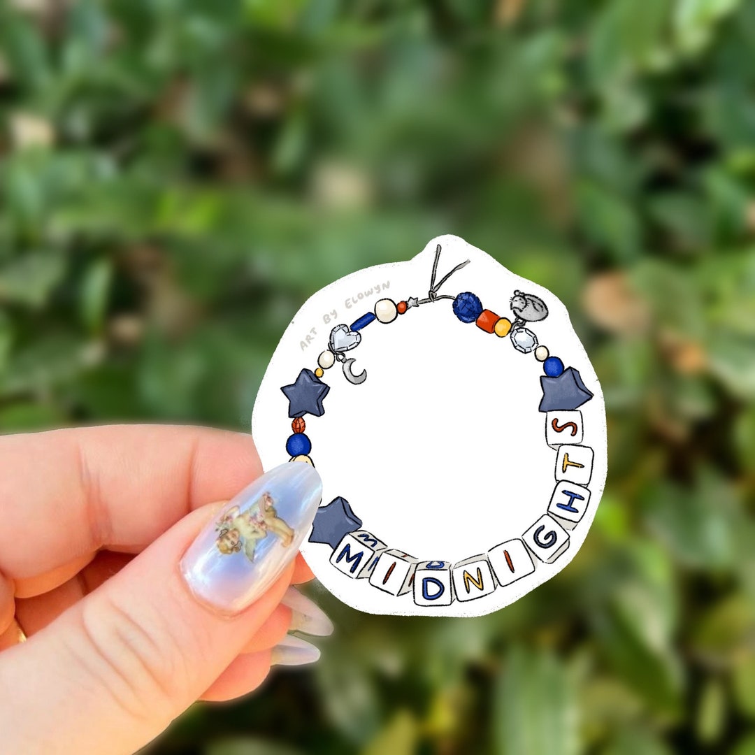 Midnights Friendship Bracelet Sticker Taylor Swift Surprise Songs ...