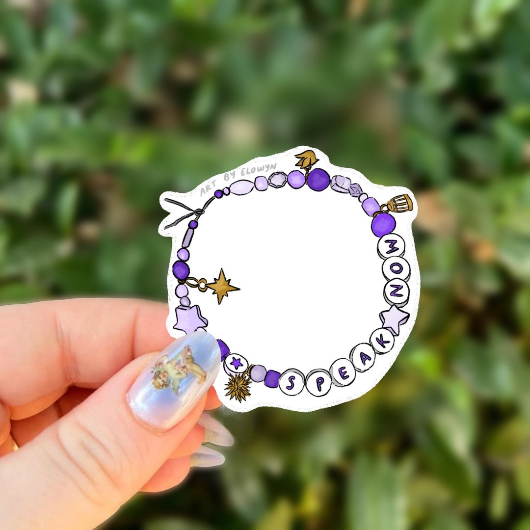 Speak Now Friendship Bracelet Sticker Taylor Swift Surprise - Etsy