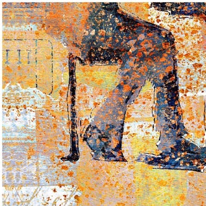 Monk Abstractedly Framed Poster - Etsy