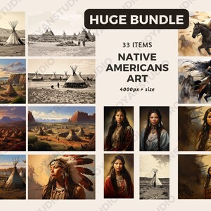 Native American Poster, MEGA BUNDLE, Indigenous Art, Native American ...