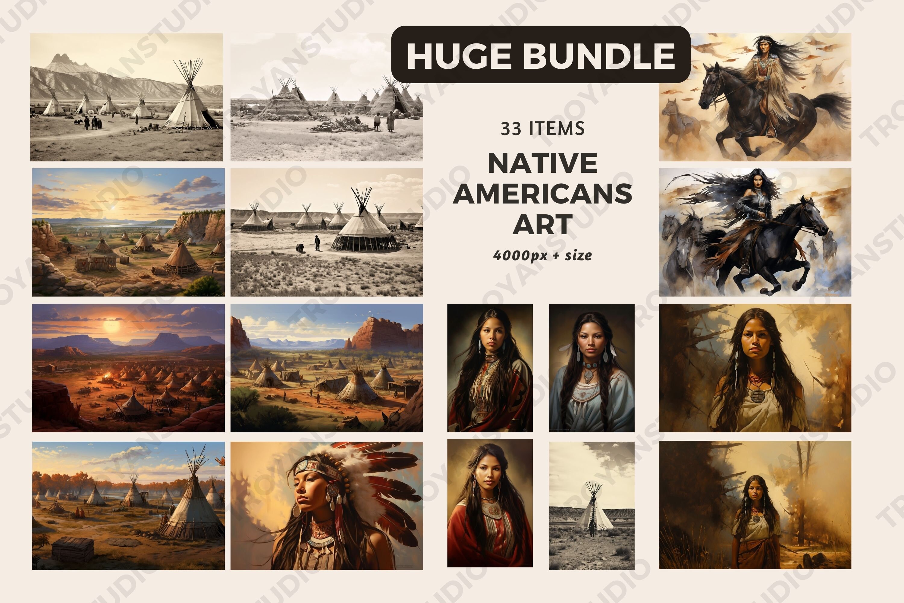 Native American Poster, MEGA BUNDLE, Indigenous Art, Native American ...