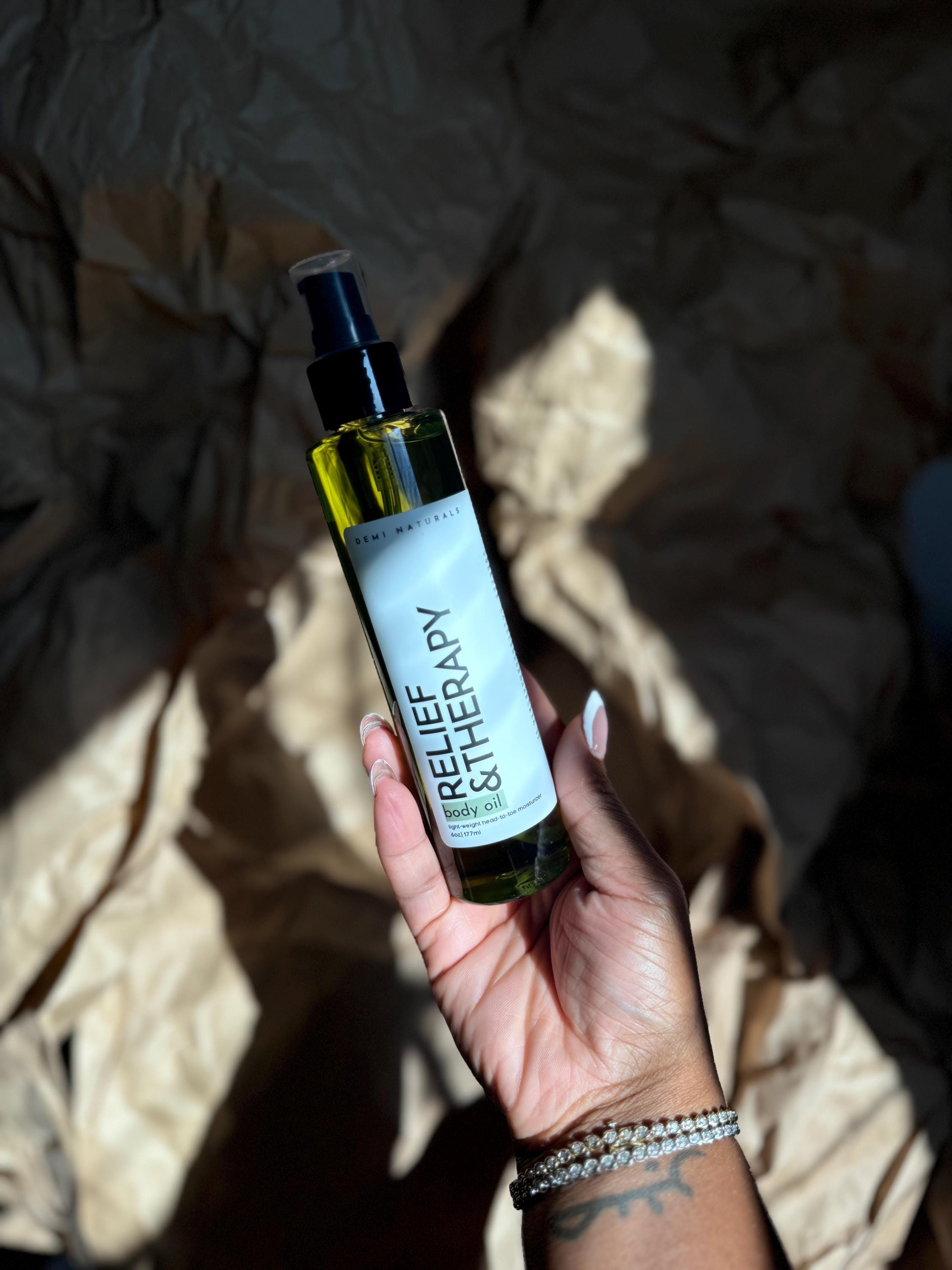 Body Oil| Relief & Therapy - Etsy
