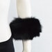 Real Fox Fur Cuffs Black Color / High Quality Fox Skins - Etsy