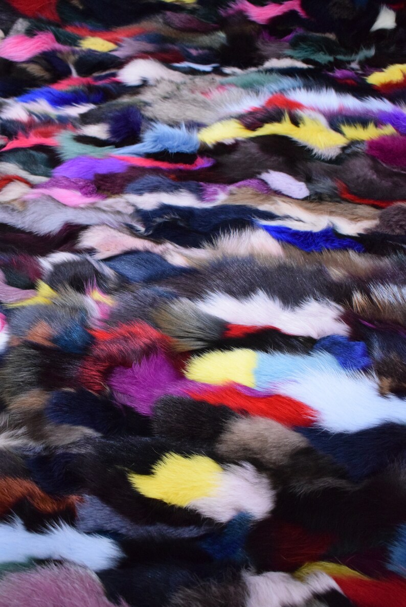 Fox Fur Blanket Throw Colourful Fur Couch Cover Luxury and - Etsy