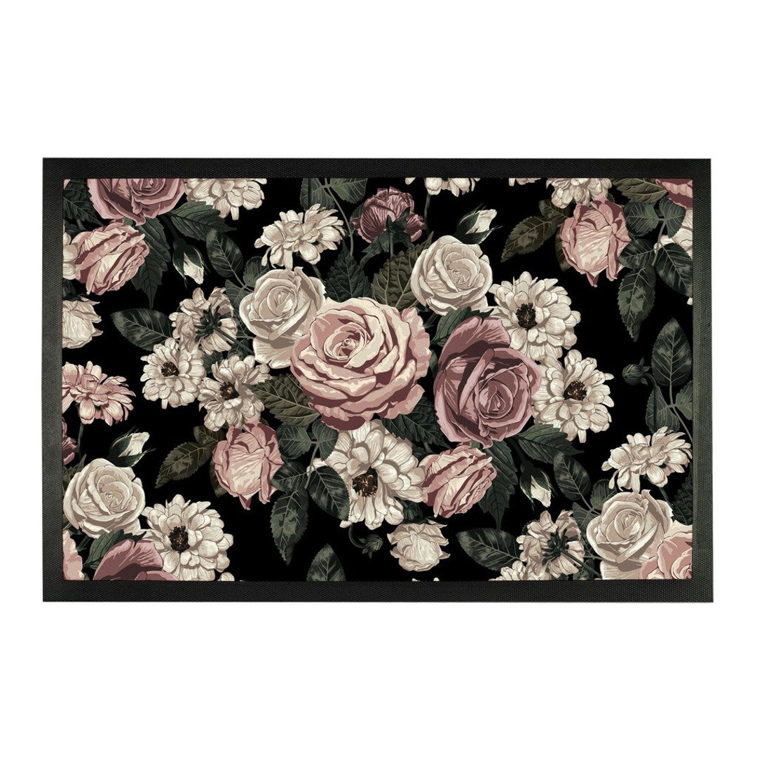 Roses Doormat - Etsy